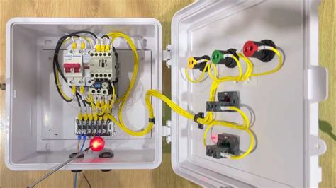 วิธีต่อใช้งานงานตู้คอนโทรล ควบคุมมอเตอร์ 1 เฟส Youtube