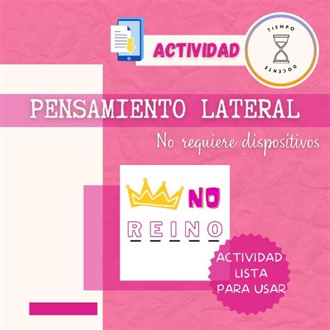 Pensamiento Lateral Parte I Tiempodocente