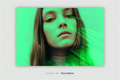 Plastic Overlay Psd Photo Effect Mockup Actions And Presets Layer