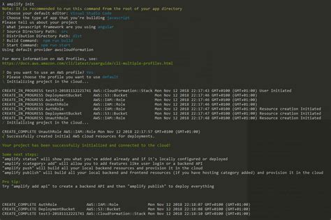 Cant Deploy With Amplify Publish On A New Created Angular Project