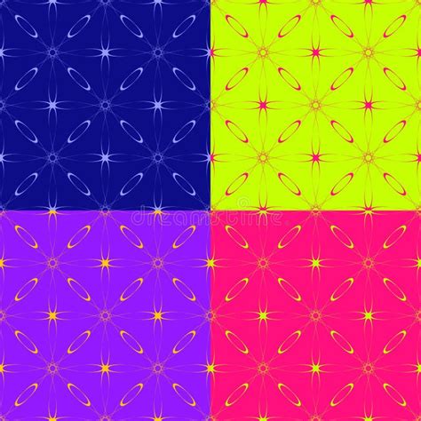 Seamless Pattern Symmetric Stock Vector Illustration Of Beautiful