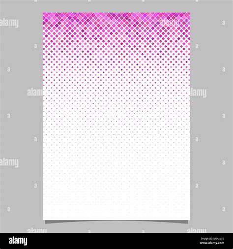 Geometric Rounded Square Pattern Brochure Background Template Stock Vector Image And Art Alamy