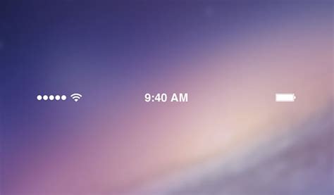 Ios7 Status Bar Free Psd Ui Download