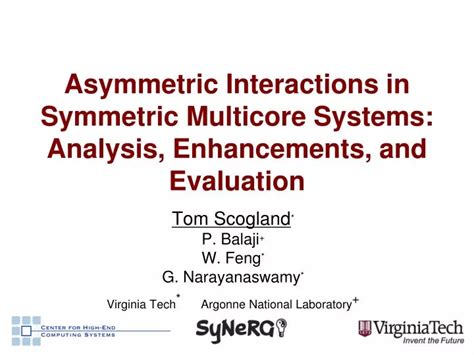 ppt asymmetric interactions in symmetric multicore systems analysis