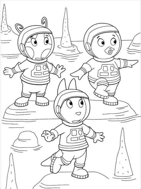 Backyardigans Coloring Pages Seacoloring