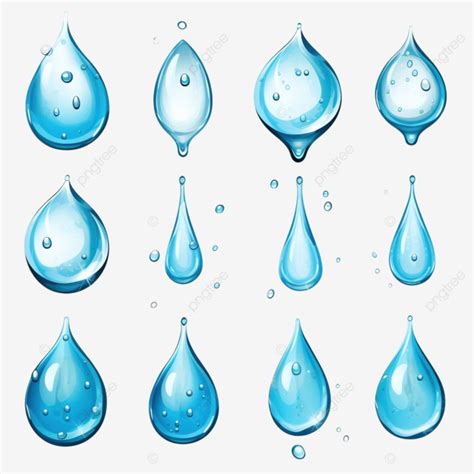 Some Of Waterdrop Illustration Water Drop Fresh Png Transparent