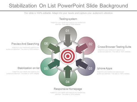 Stabilization On List Powerpoint Slide Background PowerPoint Templates