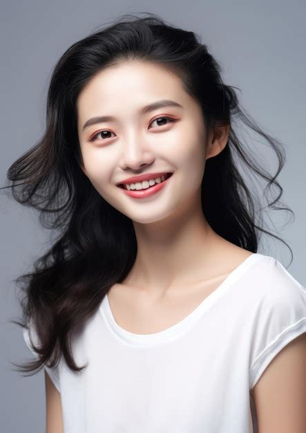 Premium Photo Young And Beautiful Asian Japanese Korean Chinese Model