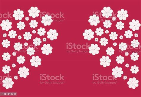 빨간색 배경에 흰 종이 꽃으로 형성된 심장의 절반을 가진 발렌타인 데이 카드 사랑 휴일 개념 복사 공간이 있는 플랫 레이아웃 스타일 0명에 대한 스톡 사진 및 기타 이미지