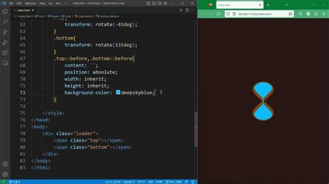 Hourglass Html Css Html Css Projects For Beginners Learningbyu