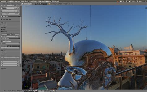 Equirectangular Reflectionrefraction In Viewport And Game Engine With