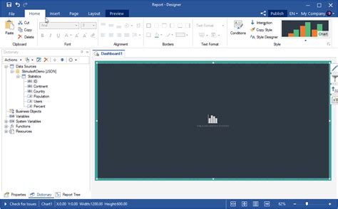 Designer For Creating Reports Dashboards And Forms