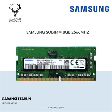 Jual Memory Sodimm DDR4 8GB PC 2666Mhz Shopee Indonesia