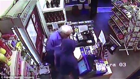 Cctv Captures Moment Thug Threatens Teeside Shopkeeper During Attempted
