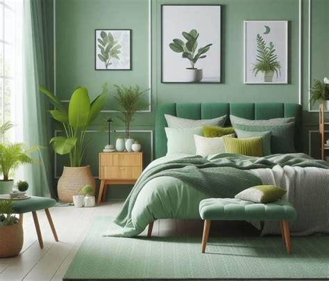 دکوراسیون اتاق خواب سبز رنگ؛ 12 ایده برای دیزاین اتاق با تم سبز چیدانه