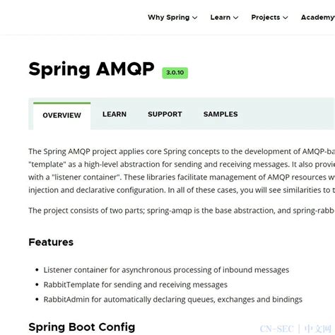 漏洞预警 Spring Amqp反序列化漏洞 Cn Sec 中文网
