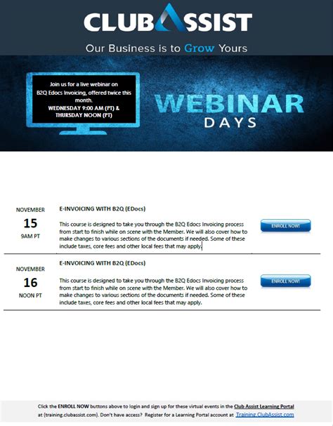 New E Invoicing With B2q Edocs Webinars Available
