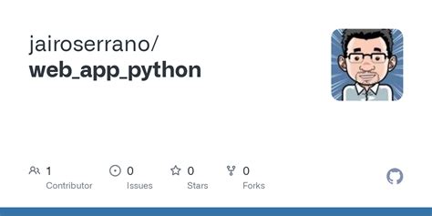 github jairoserrano web app python