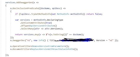 Custom Api Versioning With Swashbuckle Aspnet Core 22 By Mustapha