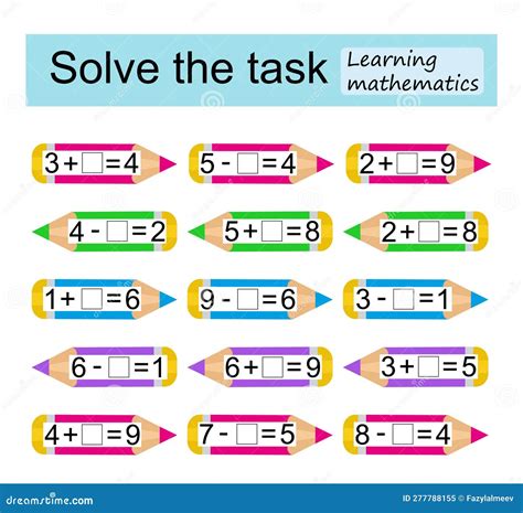 Mathematics And Mathematical Equations And Theorems Set Vector Illustration