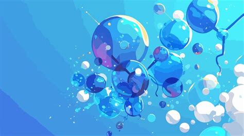 Scientific Molecules Vector Illustration For Chemistry And Science Concepts Premium Ai