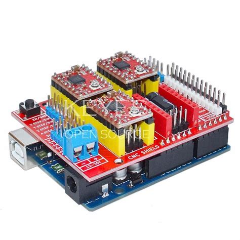 Kit Mini Cnc Tipo Grbl Arduino Polulu Nema 17 Shield Cnc 124000