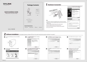 TP-Link TL-WN781ND V2 Quick Installation Guide | Manualzz