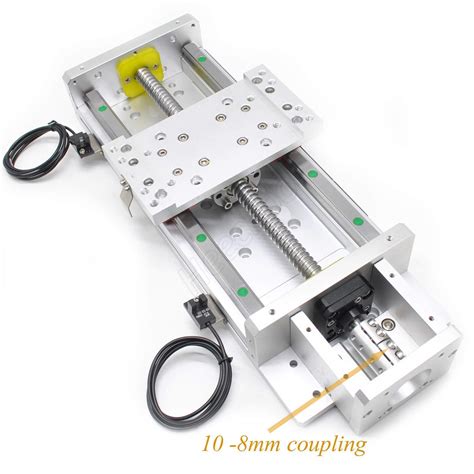 Buy Cnc Linear Rail Guide 100mm Ballscrew 1605 Slide Stage Load 250kg
