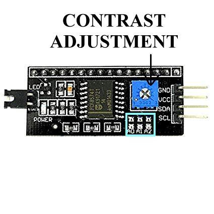 I C LCD Display Not Showting Text Backlight Works Displays Arduino Forum