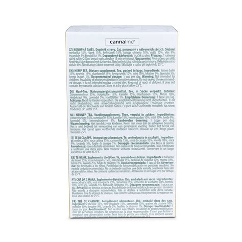 Cannaline Cbd Tea Relax And Anti Stress Cannaline Highest Quality