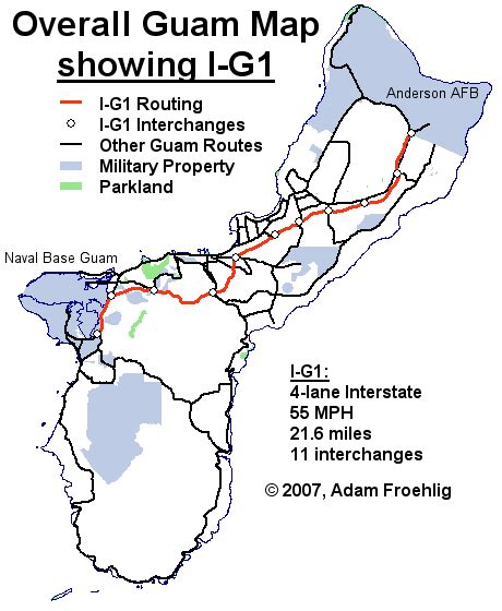 Guam Military Bases Map