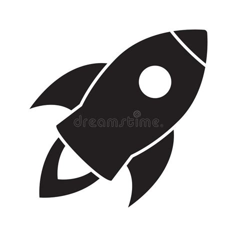 Rocket Icon Flying Rocket Icon Stock Vector Illustration Of Launch Space 357932465