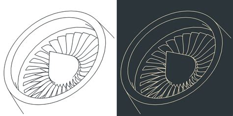 Jet Engine Illustrations 45683455 Vector Art At Vecteezy