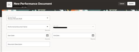 Employee And Line Manager Unable To Pick Anytime Performance Document To Create As Lovs Dont