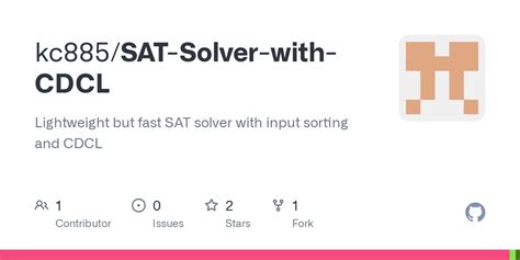 Github Kc885sat Solver With Cdcl Lightweight But Fast Sat Solver