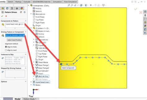 Pattern Driven Component Alignment Options In SOLIDWORKS