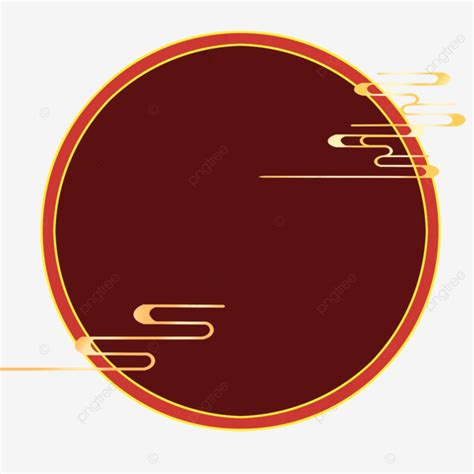 중국 설날 상서로운 구름 황금 기하학적 테두리 새해 샹윤 상운 Png 일러스트 및 Psd 이미지 무료 다운로드 Pngtree