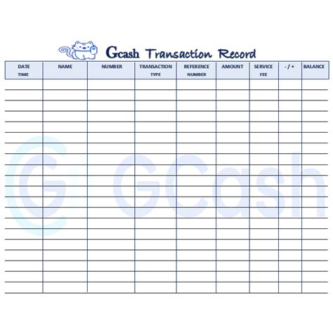 Gcashloadtransaction Record Pad Shopee Philippines