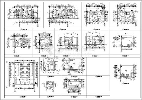 某十四层底商住宅楼设计cad全套建筑施工图含设计说明 建筑施工图 土木在线