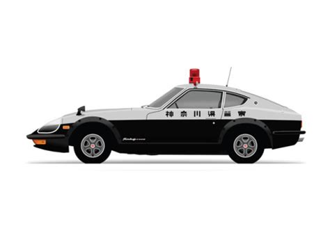 Japanese Nissan Fairlady Z Police Car Also Known As The Datsun 240z
