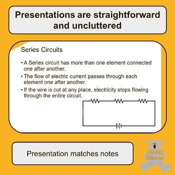 Series And Parallel Circuits By Oscar Science TPT