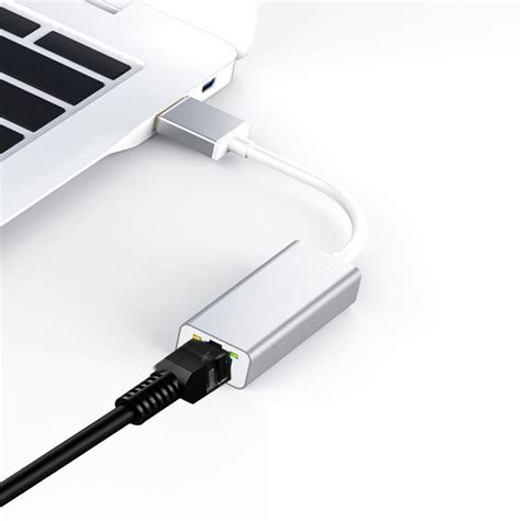 Adaptor USB to RJ45 Ethernet, 100 mbps, Argintiu - eMAG.ro