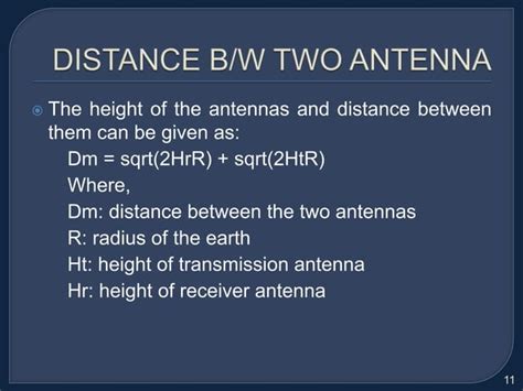 Line Of Sight Propagation Ppt