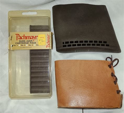 Leather Butt Pad Rubber Butt Pad Pachmayr Bullet Holder