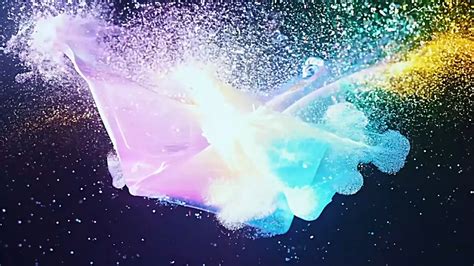 Glistening Color Splash Overlay For Product Launches And Marketing Campaigns Videos