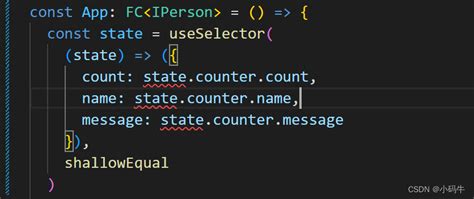 对reactts项目中的useselector进行类型封装useappselector Csdn博客