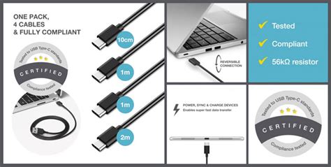 Olixar Multi USB C Ladekabel Er Set