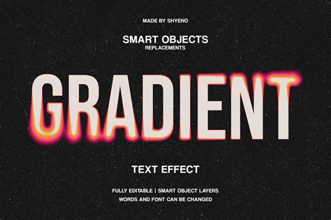Gradient Blur Text Effect By Sebastiansh On Deviantart