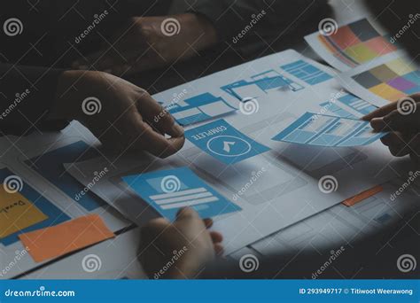 Ux Ui And Programming Development Technology Stock Image Image Of