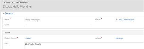 Unified Service Desk Runscript Action Carl De Souza